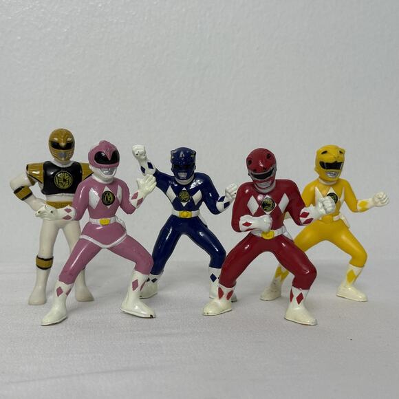 Bandai Namco | Toys | Vintage Mighty Morphin Power Rangers Set 5 Action ...